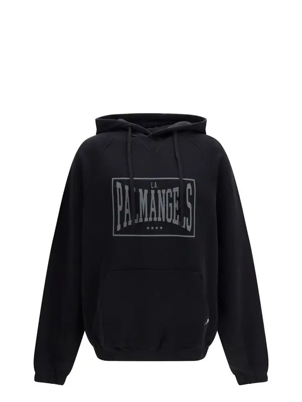 Palm Angels Vintage Box Logo Hoodie - Black