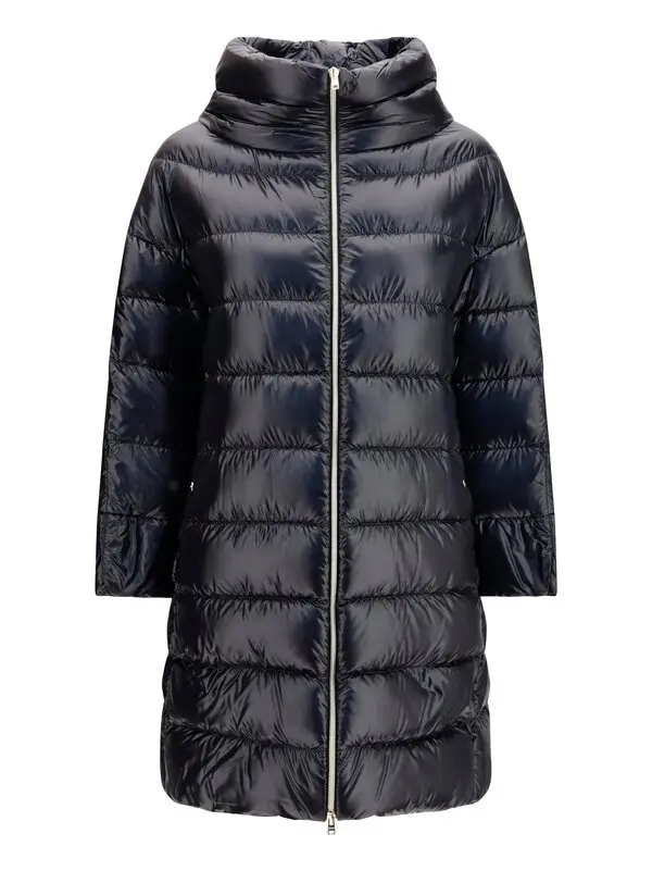 Herno Midi Down Jacket - Black