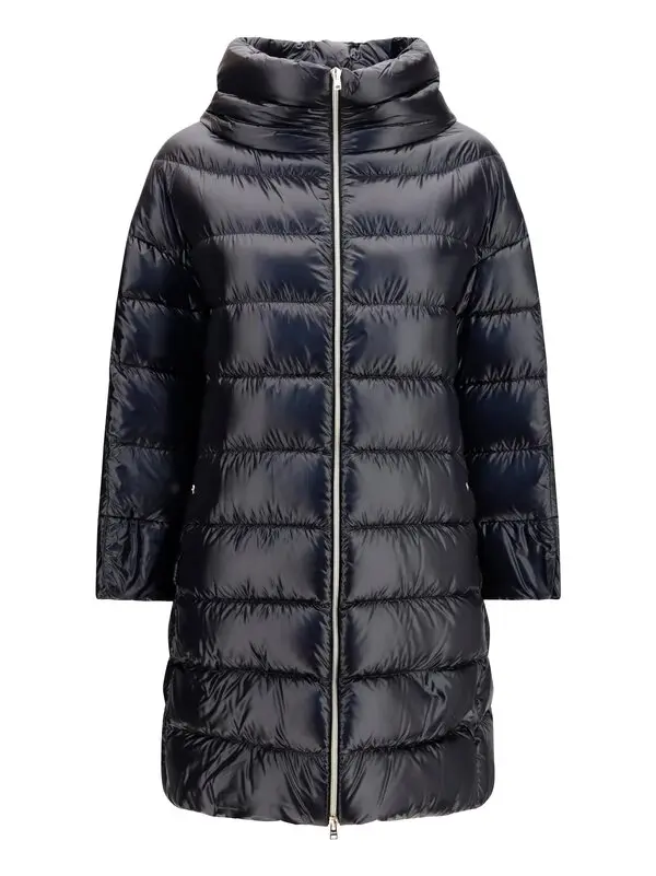 Herno Midi Down Jacket - Black