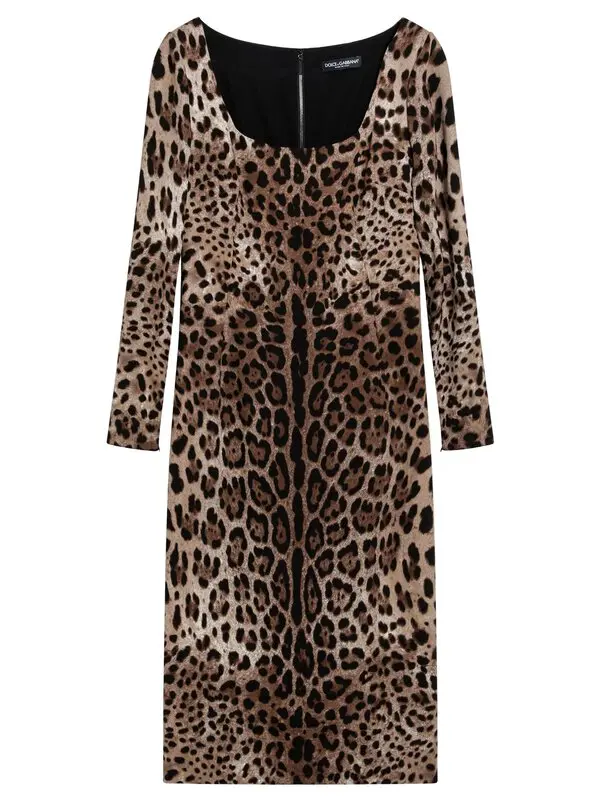 Dolce & Gabbana Viscose Dress - Brown