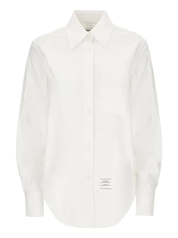 Thom Browne Classic Collar Button Up Shirt - Multicolor
