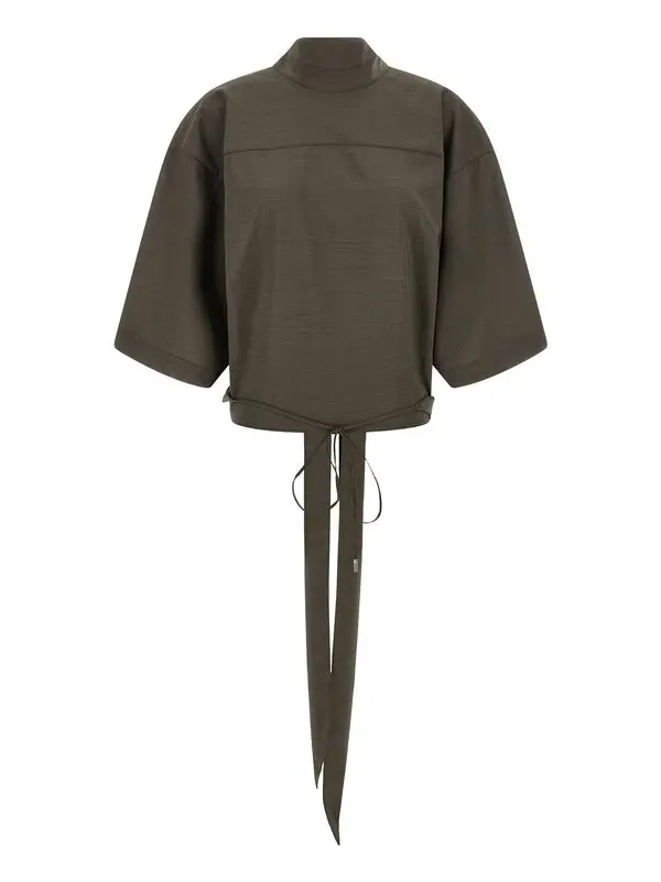 Jacquemus La Blouse Havana' Blouse - Gray