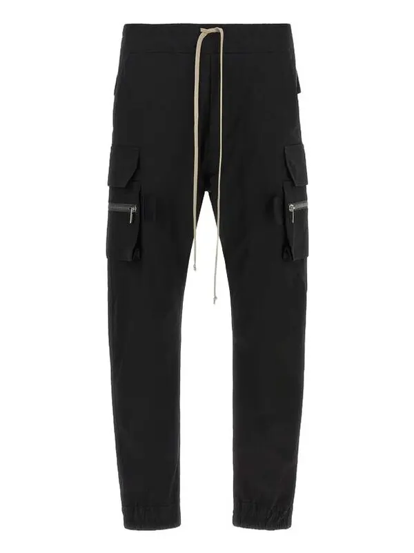 Rick Owens Tapered Trousers - Black