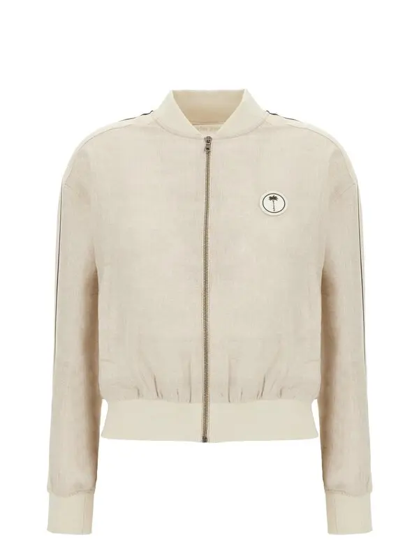 Palm Angels Zip Up Track Jacket - Multicolor