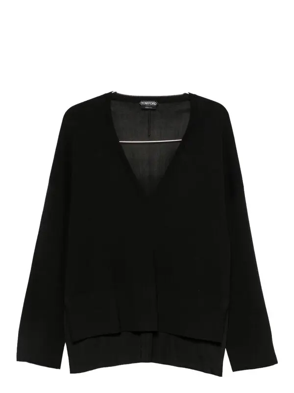 TOM FORD Wool Blend V-necked Sweater - Multicolor