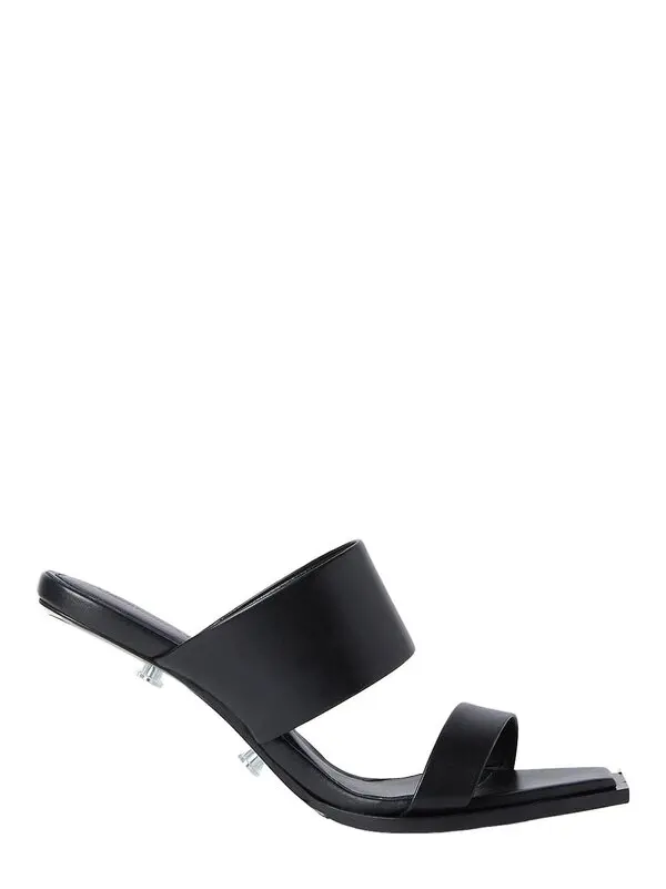 Alexander McQueen Shard High Heel Sandals - Black