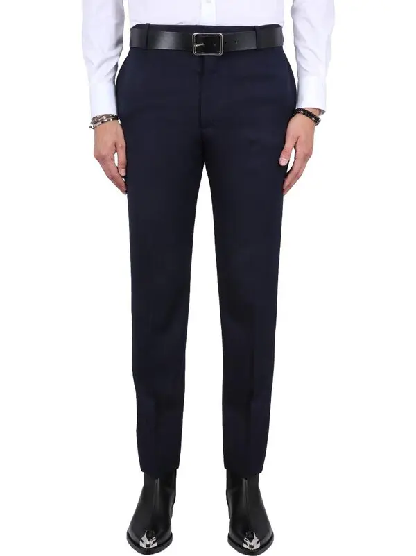 Alexander McQueen Tailored Cigarette Pants - Blue