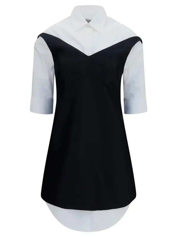 Balenciaga Hybrid Shirt Dress - Black