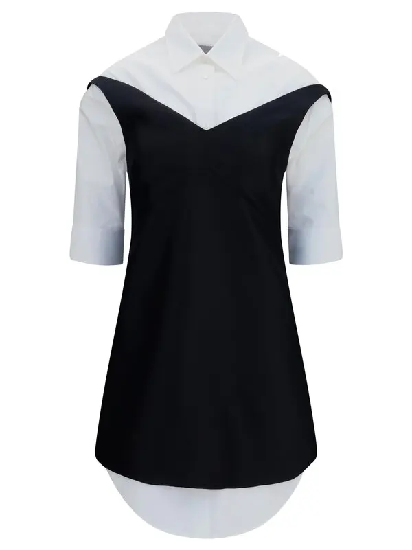 Balenciaga Hybrid Shirt Dress - Black