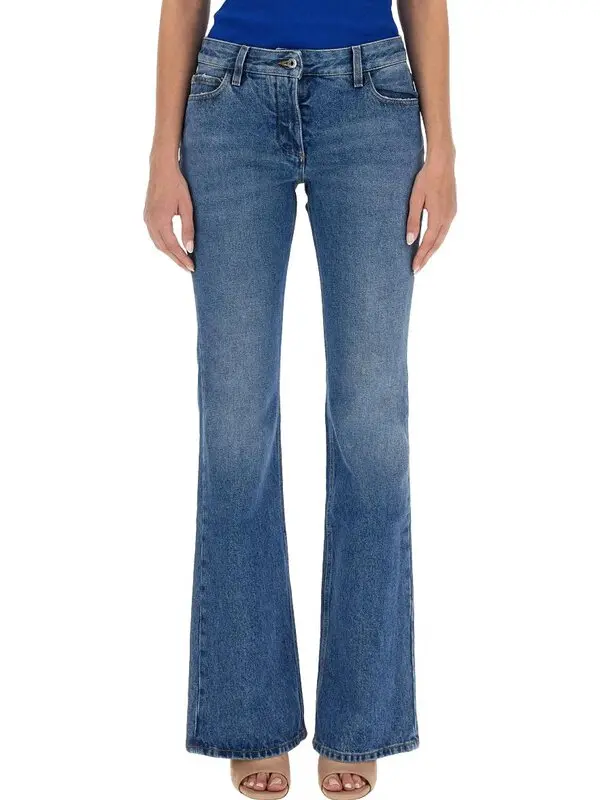 Off-White Flare Jeans - Blue