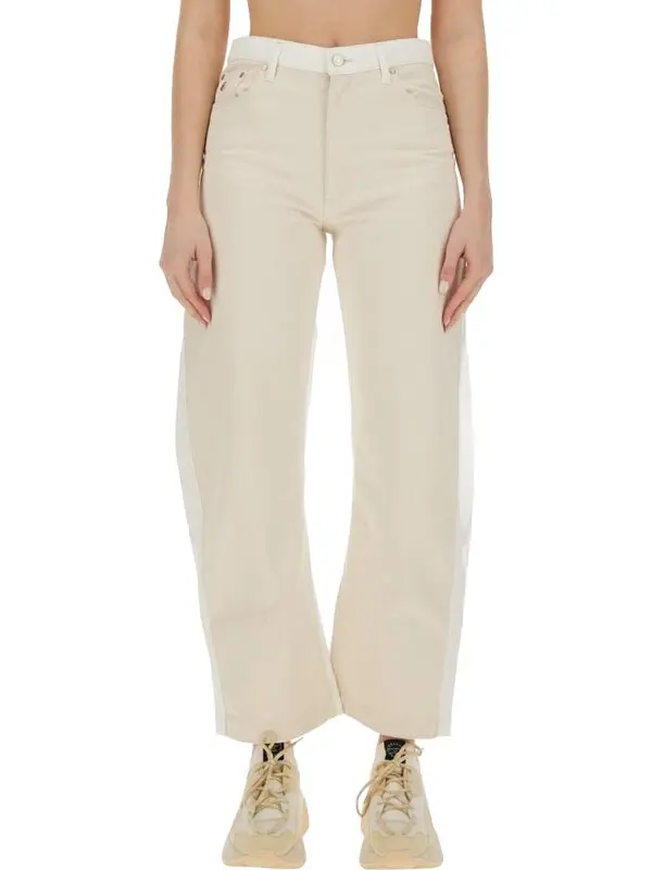 Stella McCartney Utility Jeans With Banana Leg - Cream