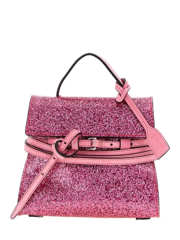 Moschino Tie Me Small Handbag - Pink