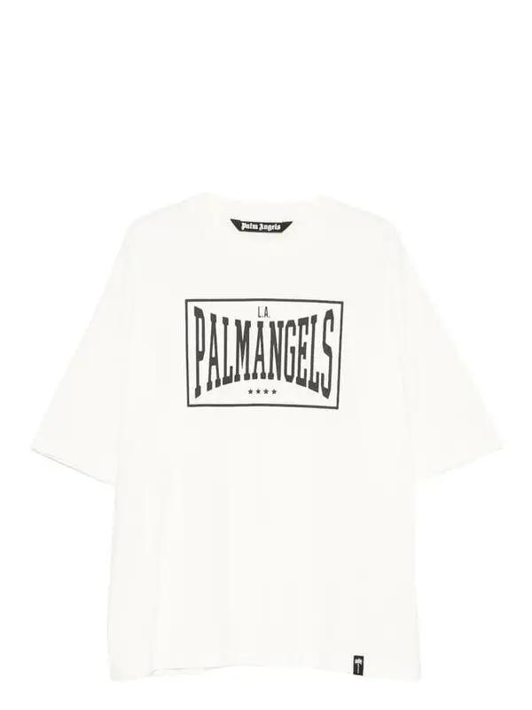 Palm Angels Neutrals T-shirts & Vests T-shirts - Cream