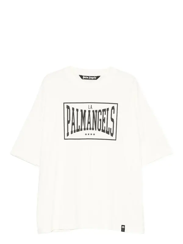 Palm Angels Neutrals T-shirts & Vests T-shirts - Cream
