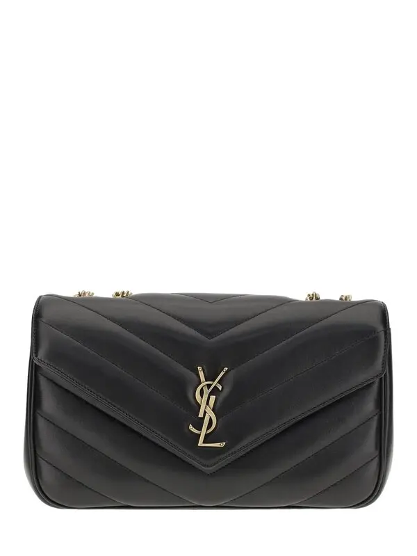 Saint Laurent Loulou Shoulder Bag - Black