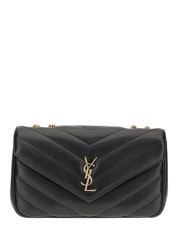 Saint Laurent Loulou Shoulder Bag - Black
