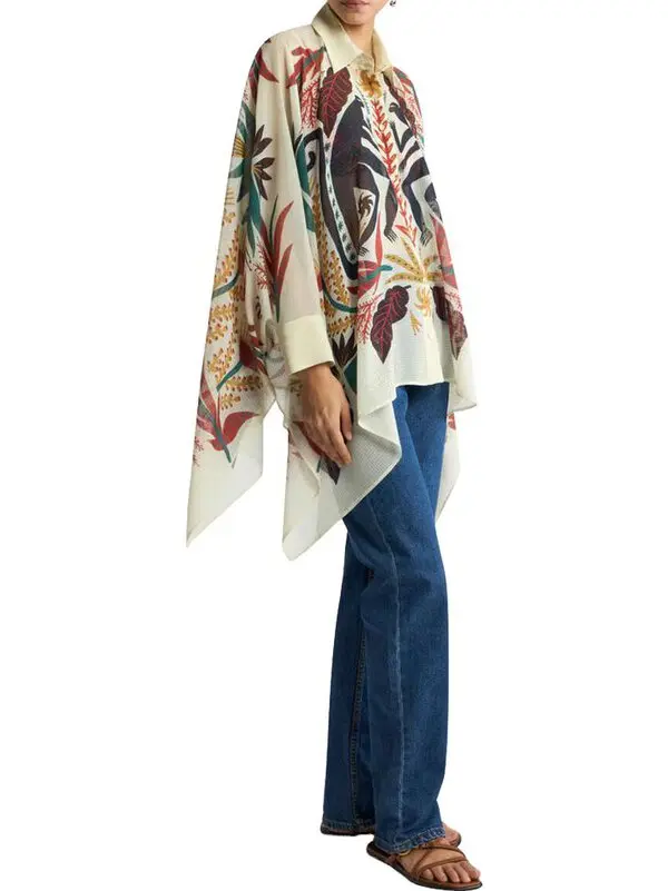 Etro Printed Seersucker Shirt - Yellow