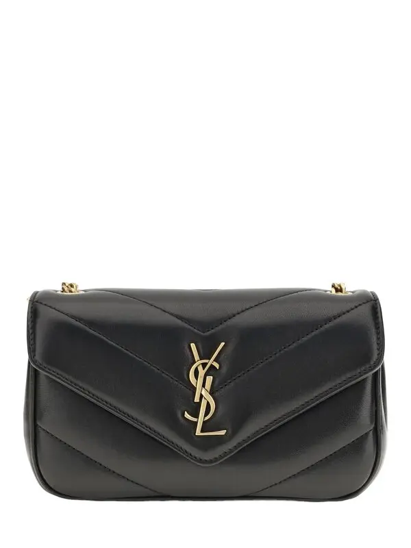Saint Laurent Lou Lou Mini Shoulder Bag - Black