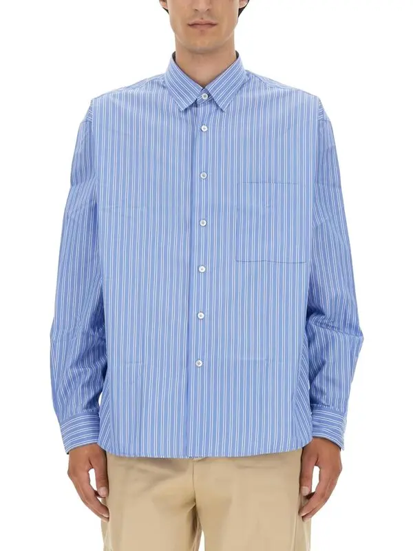 LANVIN Oversize Fit Shirt - Blue