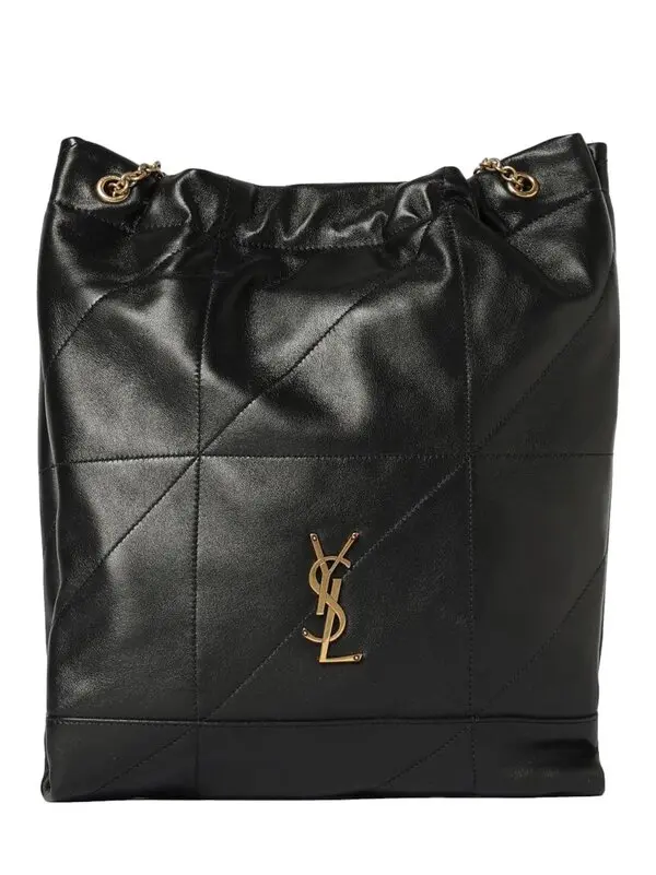 Saint Laurent Jamie Pochon Quilted Nappa Bag - Black