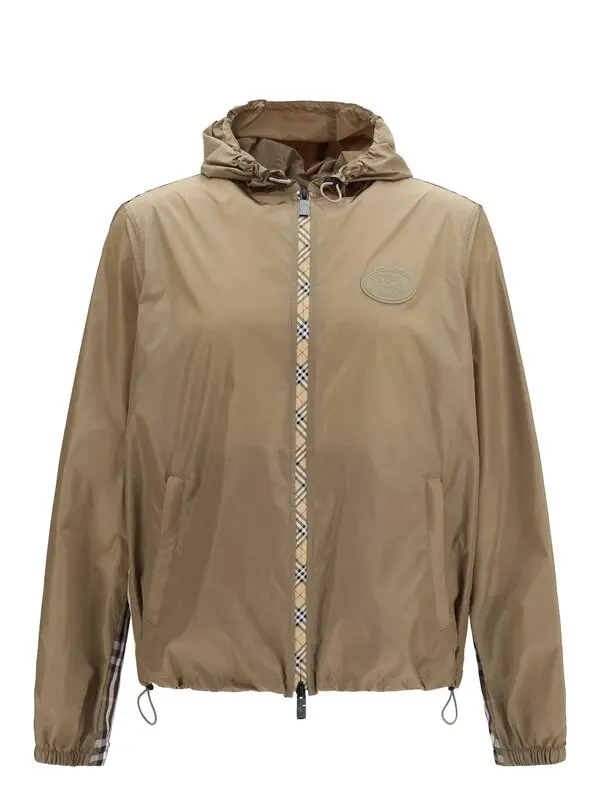 Burberry Newport Nylon Hooded Jacket - Brown