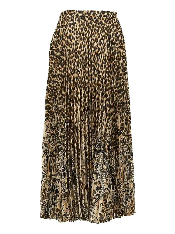 Etro Printed Midi Skirt - Multicolor