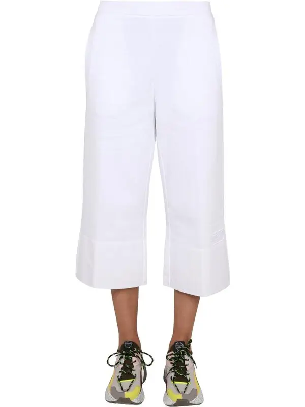 Stella McCartney Logo Embroidered Trousers - White