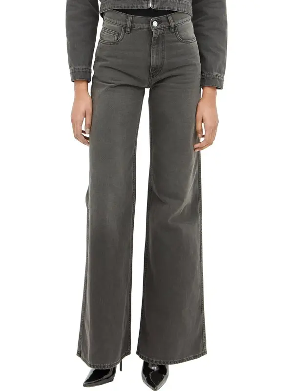 Coperni Wide Leg Jeans - Gray