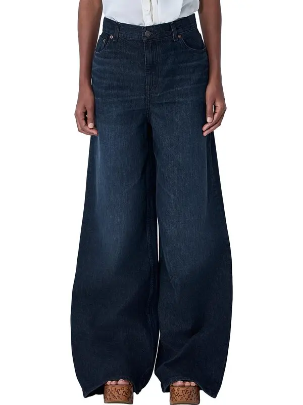 Chloé Straight-leg Denim Trousers - Black
