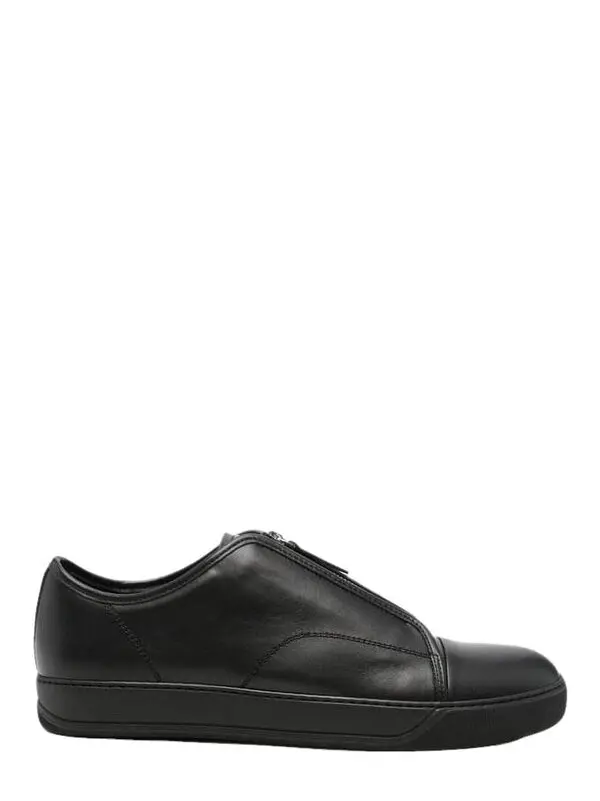 LANVIN Leather Trainers Slip-ons - Black