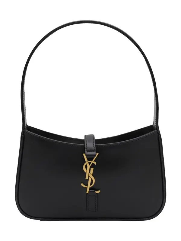 Saint Laurent Le 5 À 7 Calf Skin Leather Bag - Black