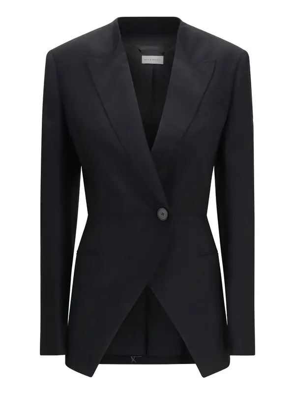 Givenchy Double-breasted Blazer - Black