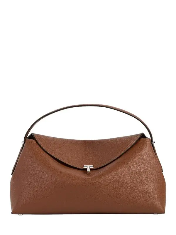 TOTEME T-lock Handbag In Grained Leather - Multicolor