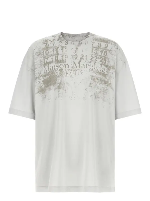 MAISON MARGIELA Numeric' T-shirt - Gray