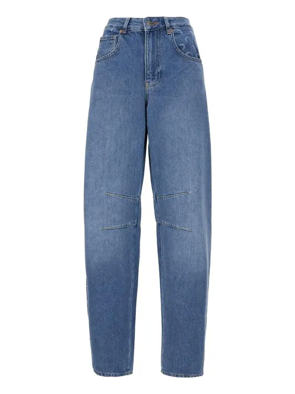 MARINE SERRE Denim Jeans - Multicolor