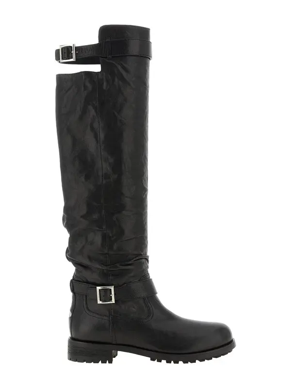 JIMMY CHOO Biker Kb Boots - Black