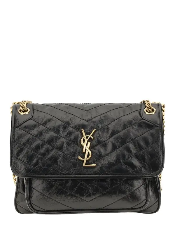Saint Laurent Niki Shoulder Bag - Black