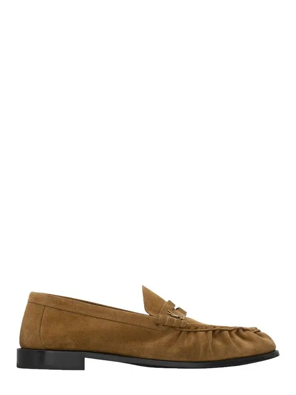 Saint Laurent Le Loafer Supple Suede Moccasins - Multicolor