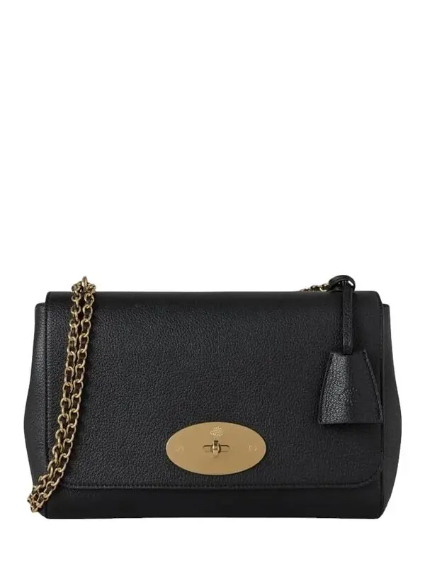 Mulberry Goat Skin Shoulder Bag - Black