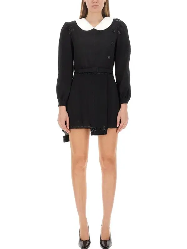 MAISON MARGIELA Multiwear Virgin Wool Dress - Black