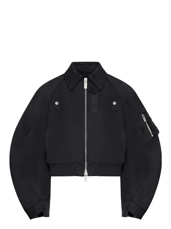 Sacai Cotton Chino X Nylon Twill Blouson - Black