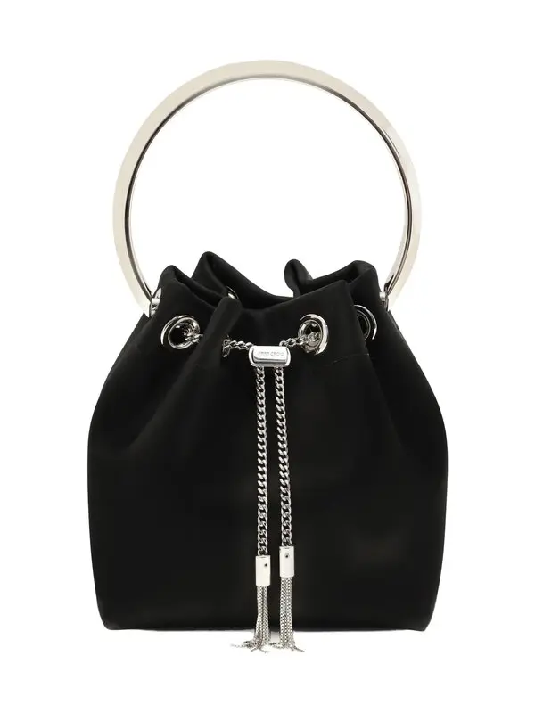 JIMMY CHOO Bon Bon Bucket Bag - Black
