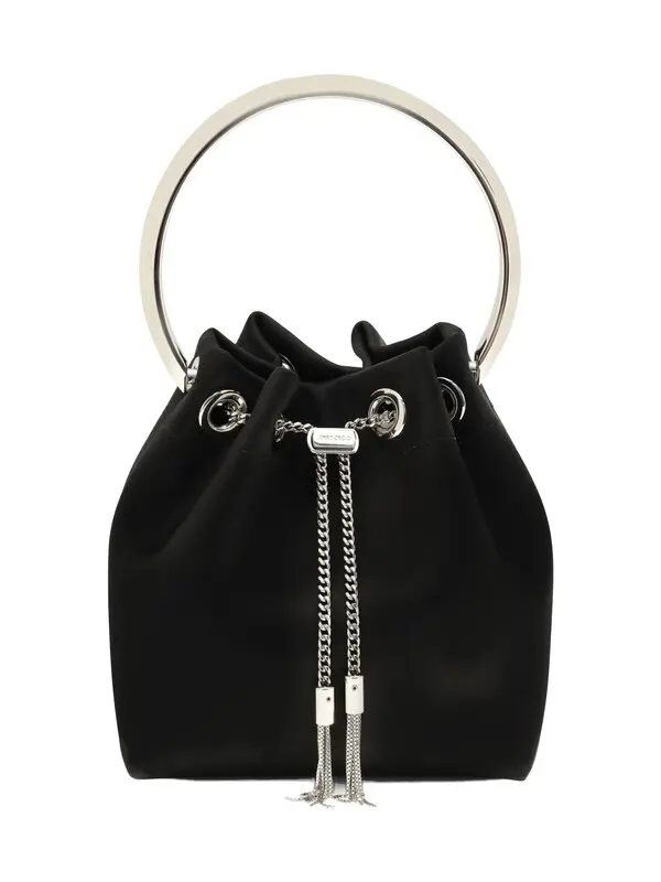 JIMMY CHOO Bon Bon Bucket Bag - Black