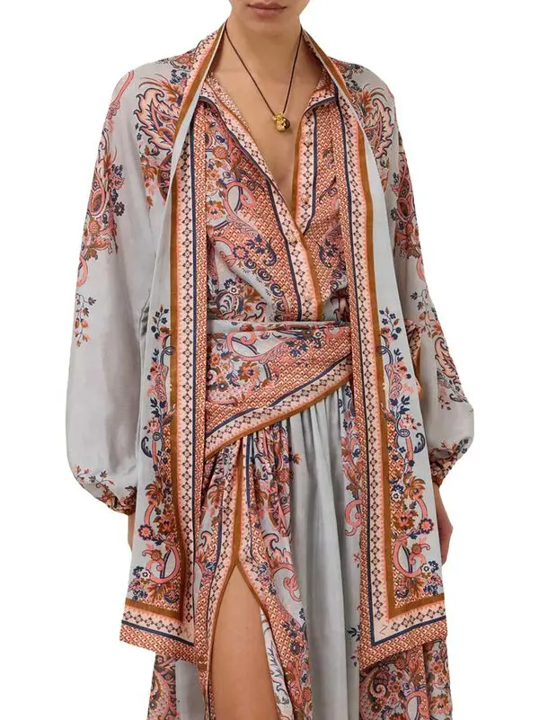 Zimmermann Aster Silk Blouse - Multicolor