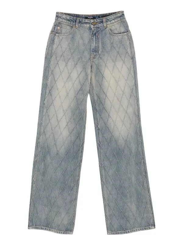 Balmain Denim Cotton Jeans - Multicolor