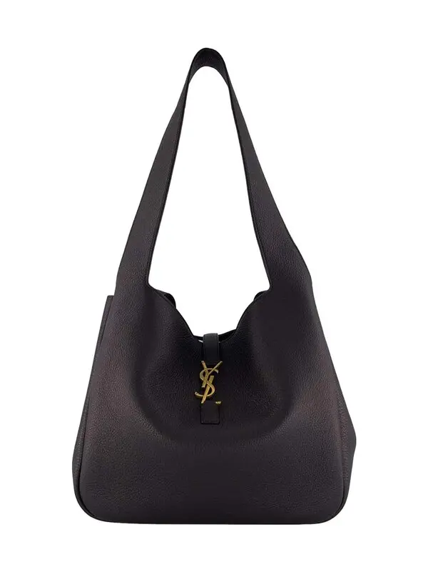 Saint Laurent Le 5 A 7 Leather Shoulder Bag - Black