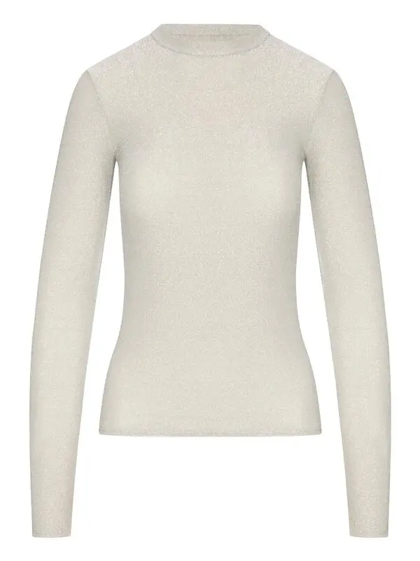 FORTE_FORTE Lurex Long-sleeve T-shirt - Multicolor