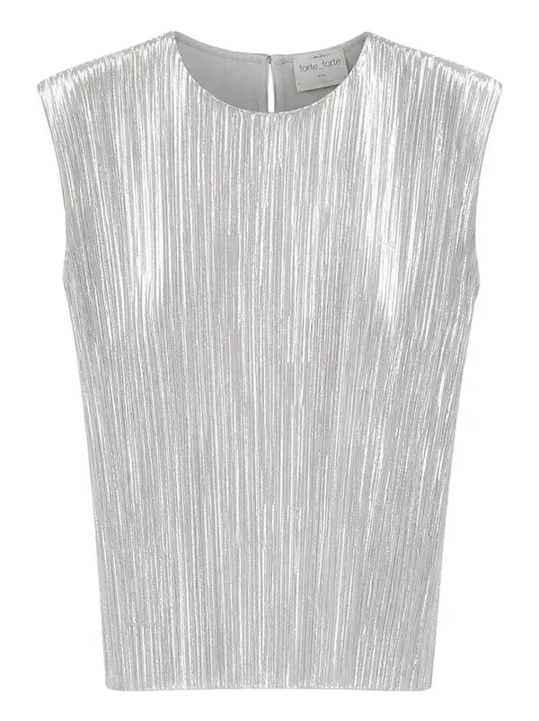 FORTE_FORTE Sleeveless Top - Gray
