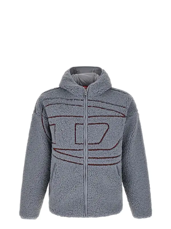 DIESEL® Teddy S-zat Hoodie - Gray