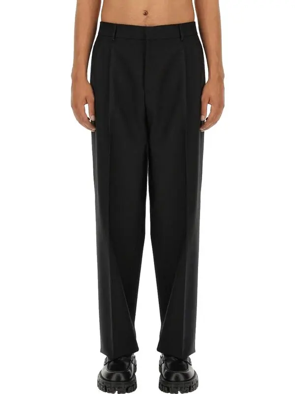Versace Wool Pants - Black